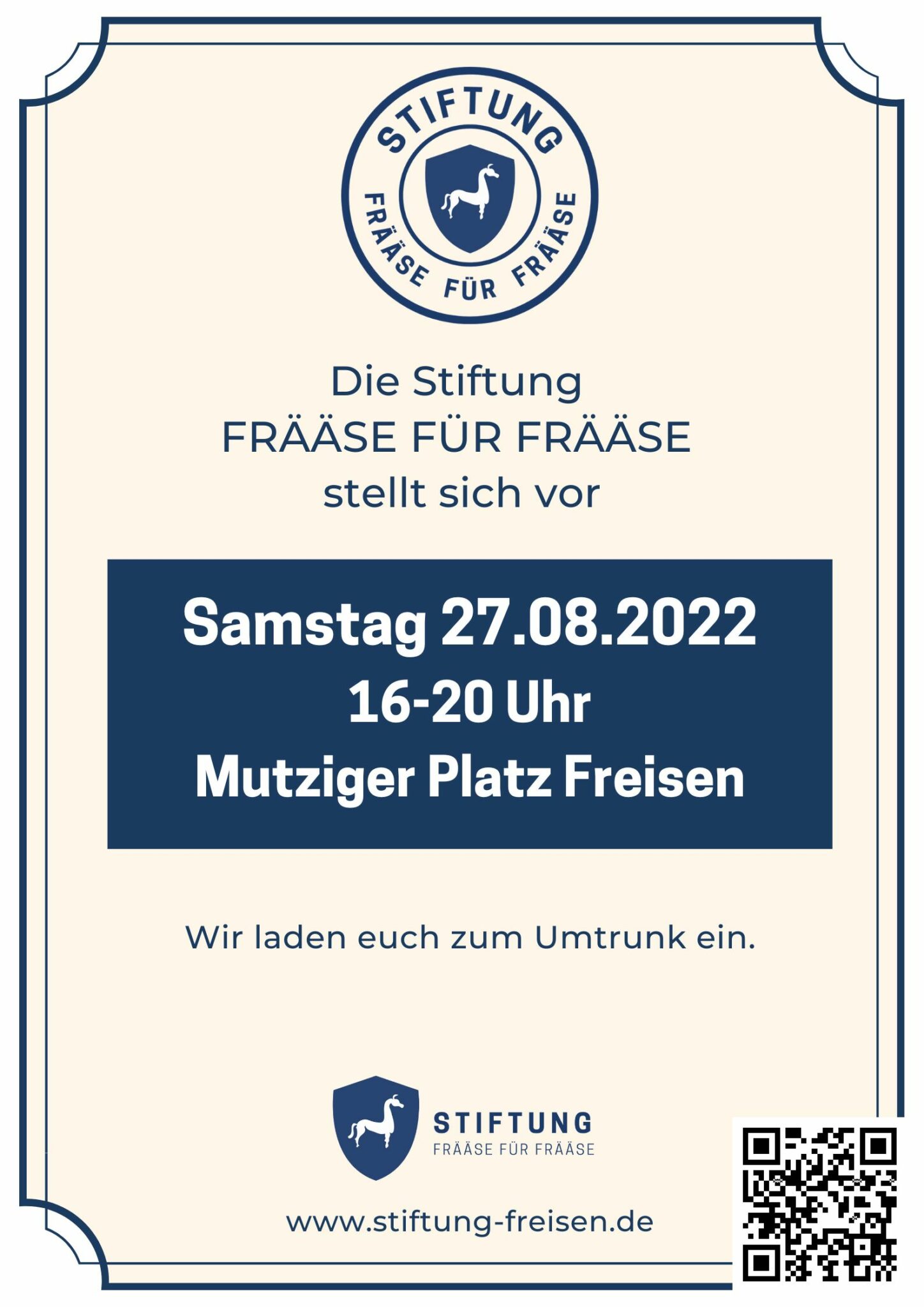 Die Stiftung “Frääse für Frääse” stellt sich vor – Stiftung Freisen